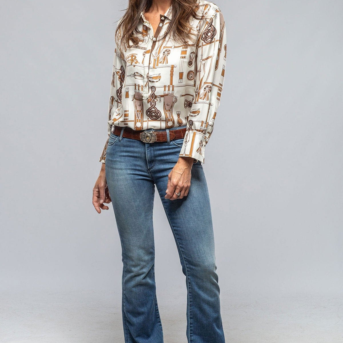 Rani Arabella Equestrian Silk Blouse – AXEL'S