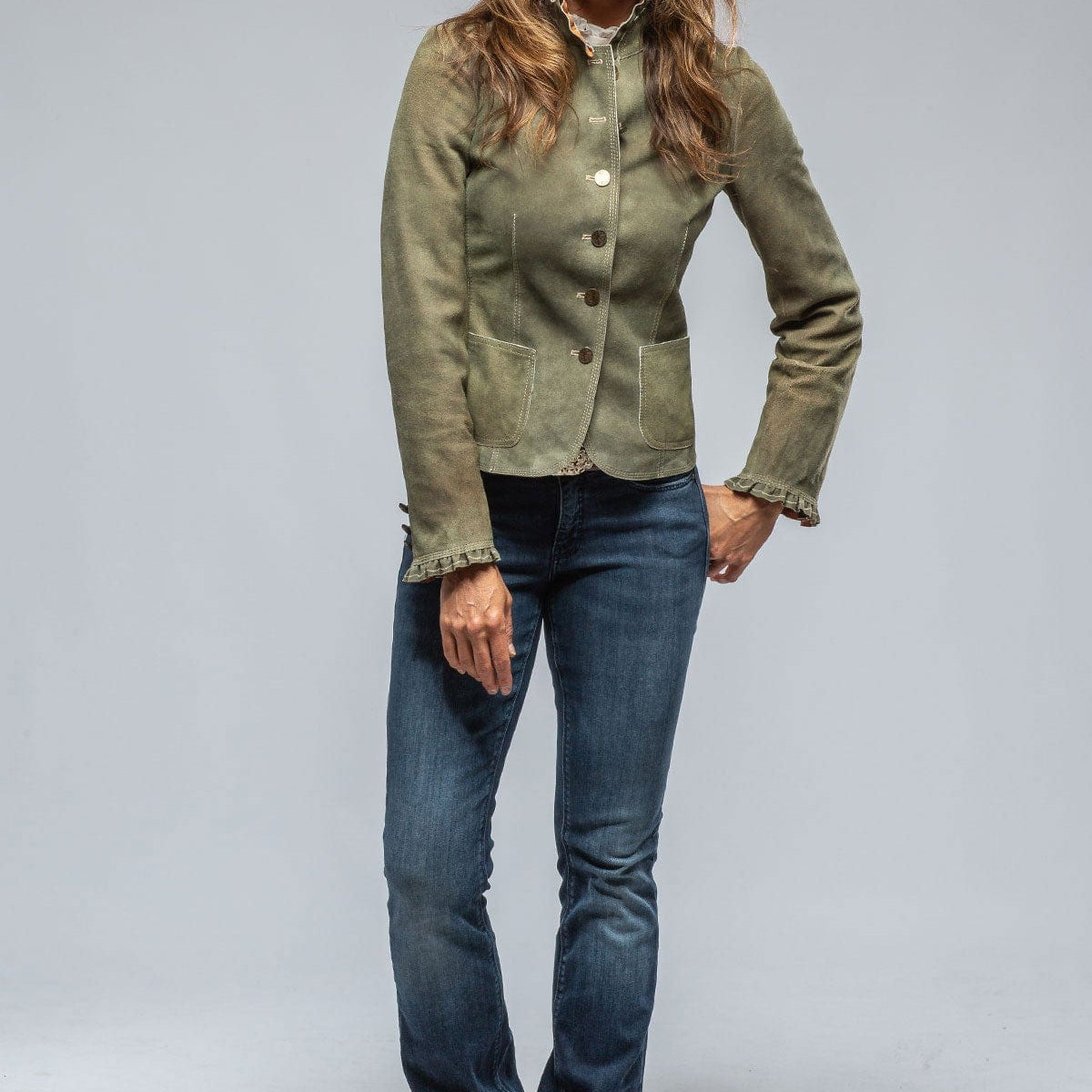 Artico Bustle Back Jacket In Anticato – AXEL'S