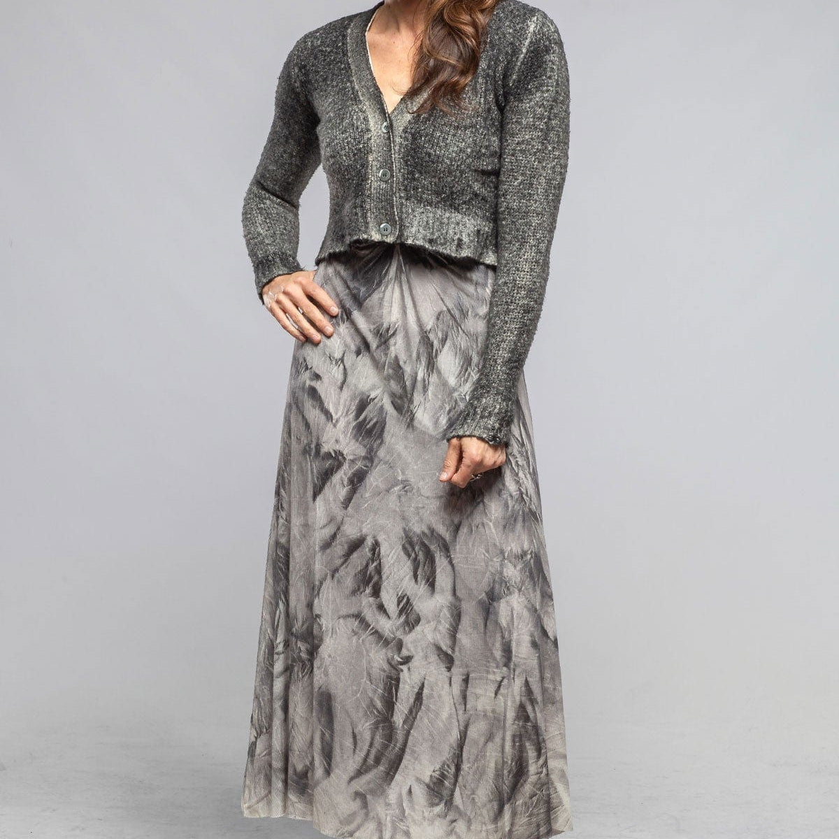 Avant Toi Daisy Cropped Cardigan In Husky – AXEL'S