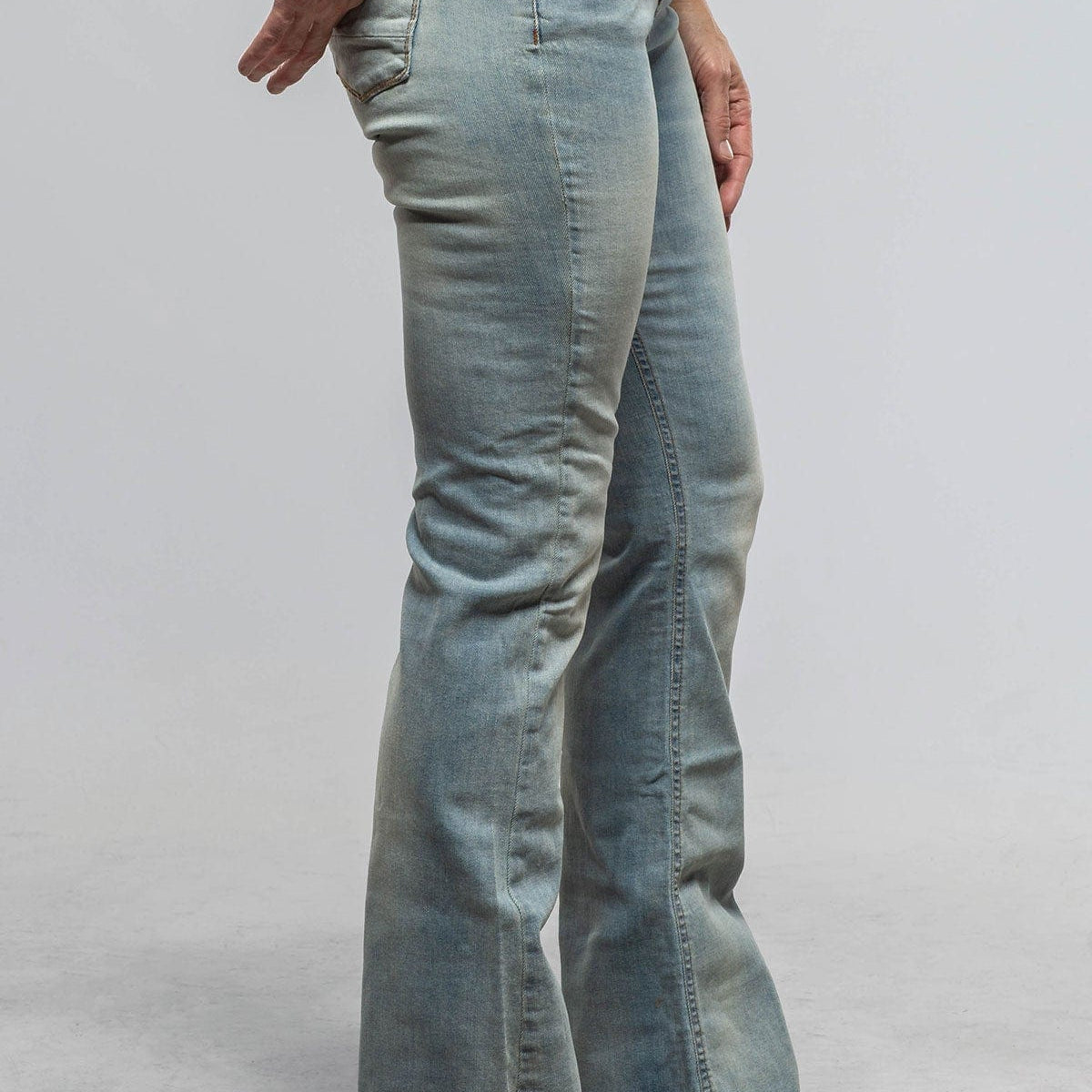 Jordan Fringe Flare Jean In Dublin Blue Wash – AXEL'S