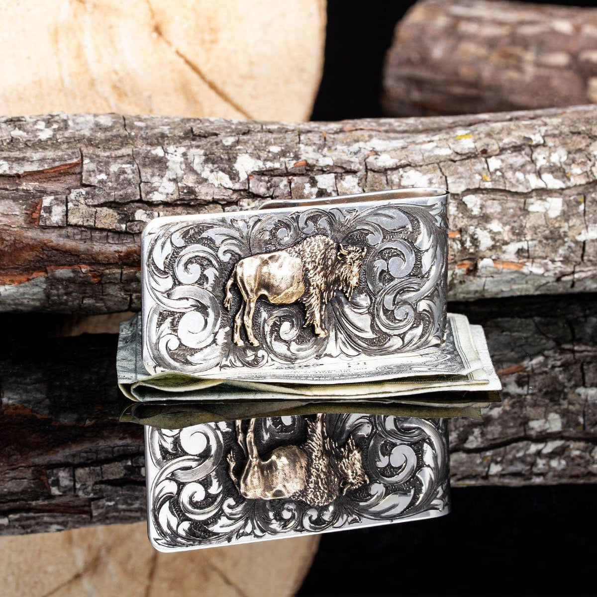 Austin 14k Buffalo Money Clip – AXEL'S