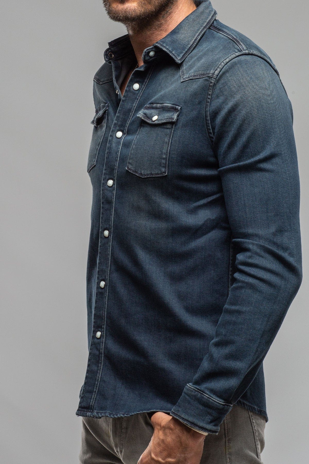 Axel's Premium Denim Snap Shirts – AXEL'S
