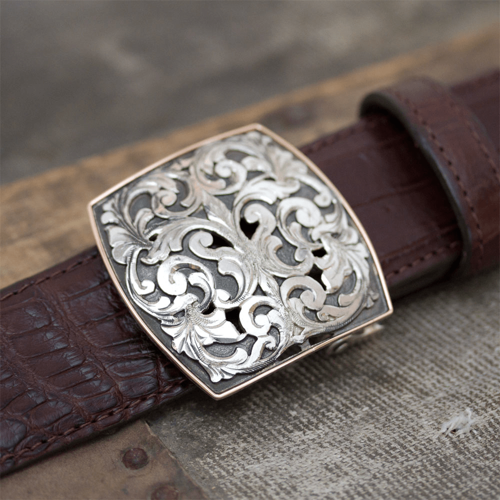 Comstock Heritage Small Rectangle w/Scrolls 14k Wire – AXEL'S