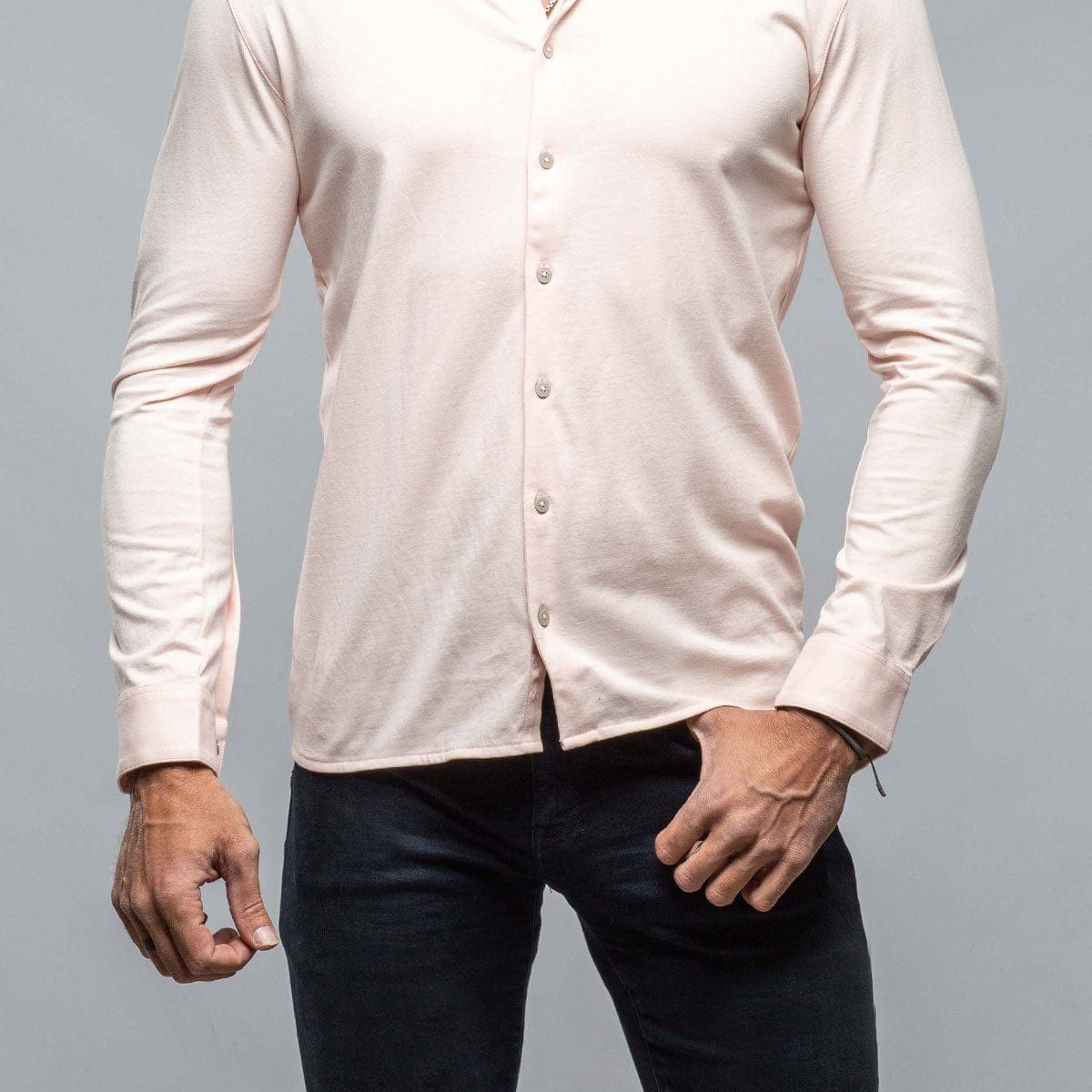 Georg Roth Cambria Button Up Polo in Pink – AXEL'S