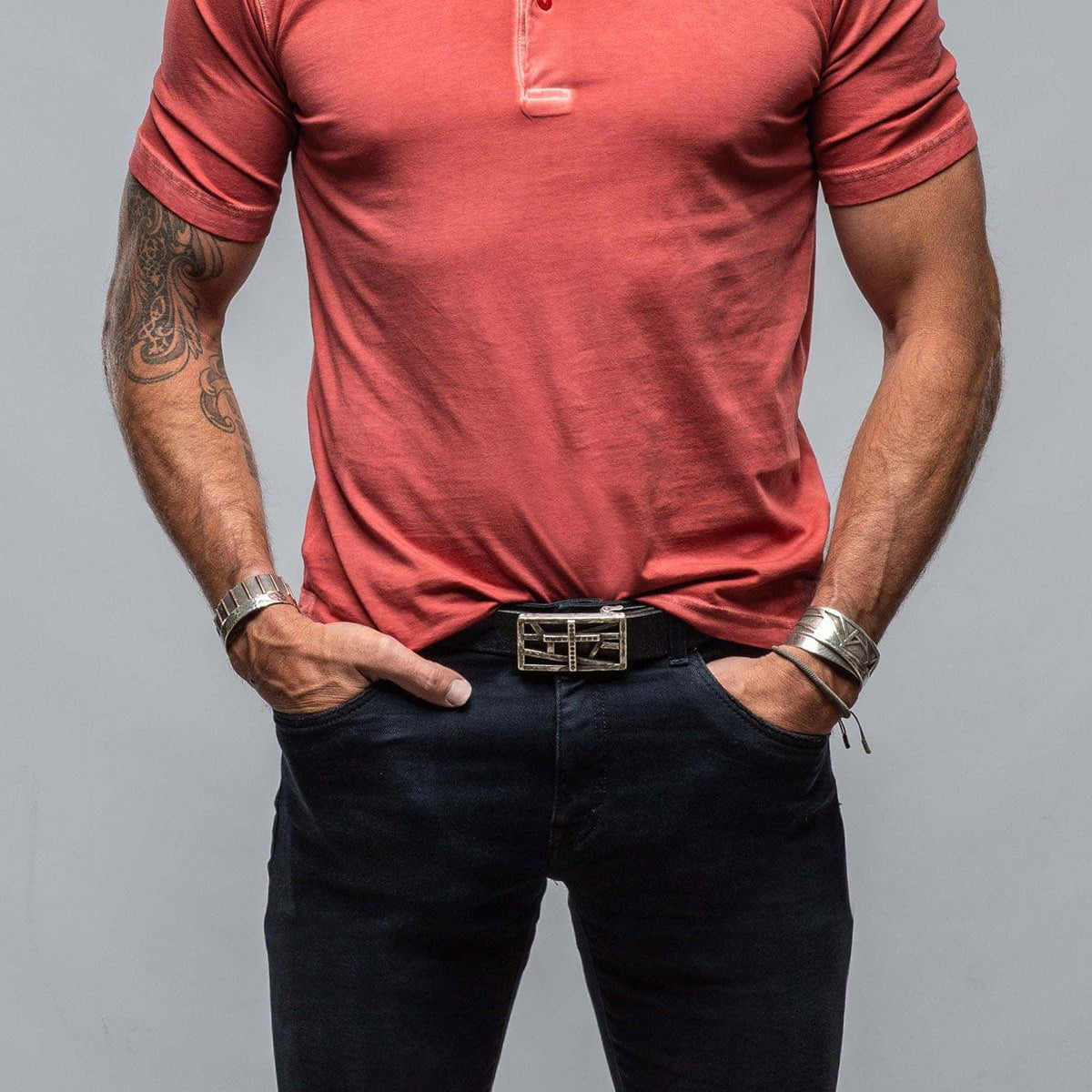 Georg Roth Cruz Cotton Polo in Brick – AXEL'S
