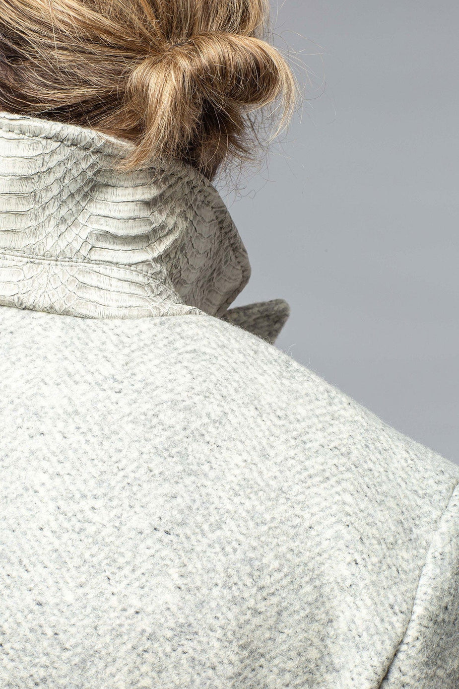 Robert Comstock Tasman Top Coat With Snake Skin Trim – AXEL'S