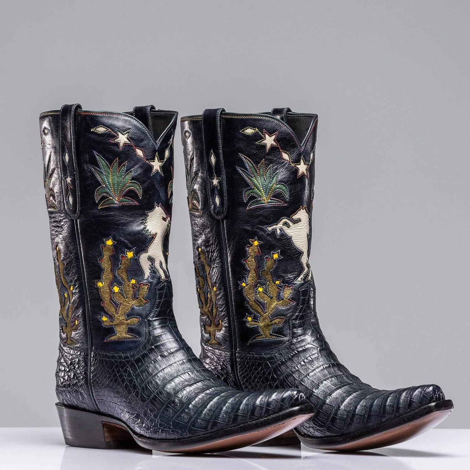 Stallion Boots Inlayed Western Boots – AXEL'S