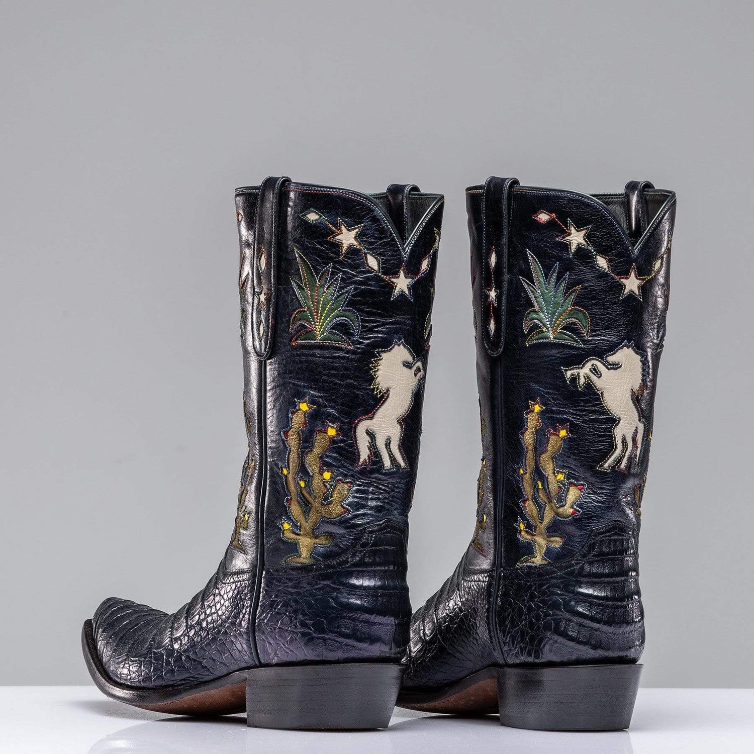 Stallion Boots Inlayed Western Boots – AXEL'S